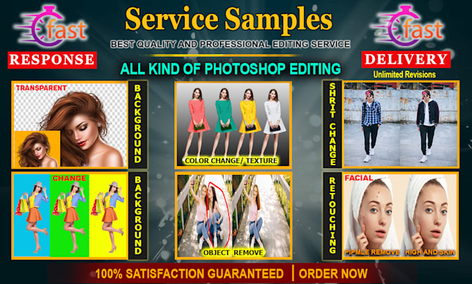 Do Any Professional Photoshop Photo Image Editing Object Remove
