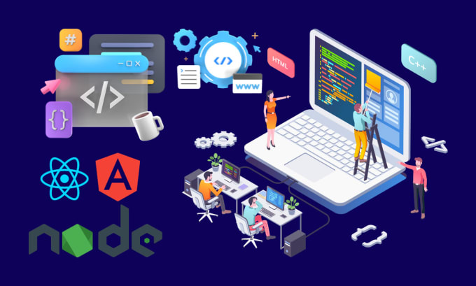 Be Your Full Stack Web Developer Using React Js Node Js Angular And