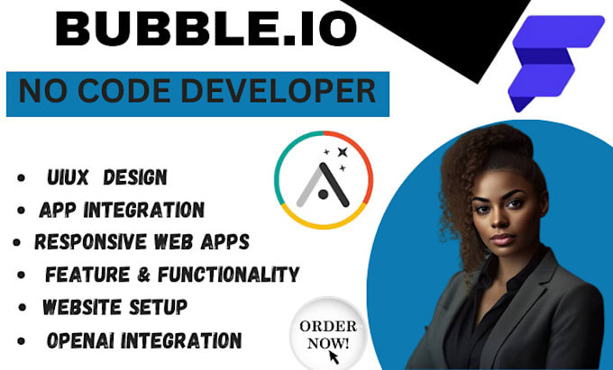 Develop Nocode Bubble Web App Bubble Mvp Flutterflow Adalo Saas