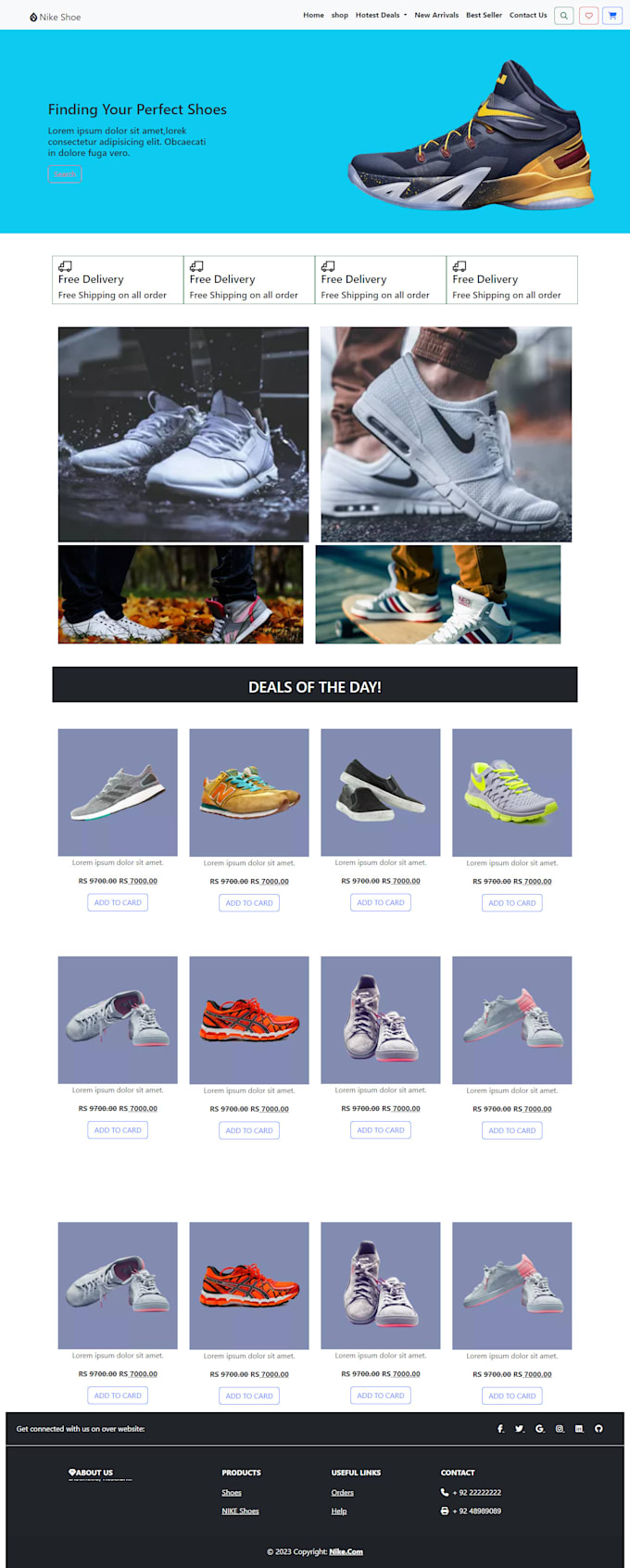 Design Website In Html Css Bootstrap By Ms Ventures Fiverr