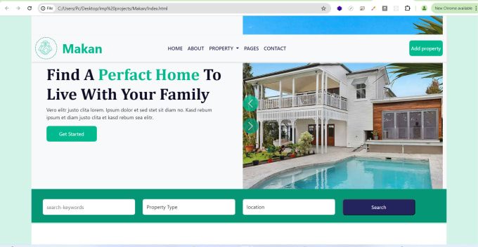 Do Front End Web Development Using Html Css Bootstrap And Javascript