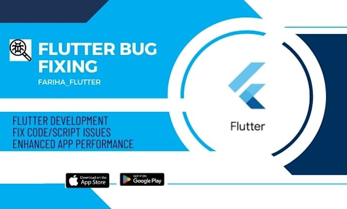 Flutter App Developer To Fix Flutter Bugs Issues And Flutter Errors