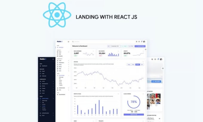 Design Interactive Animated Website Using Html Css Js Reactjs React
