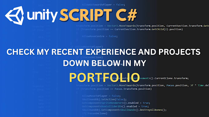Write Custom Unity C Sharp Scripts And Add New Mechanics By Immer