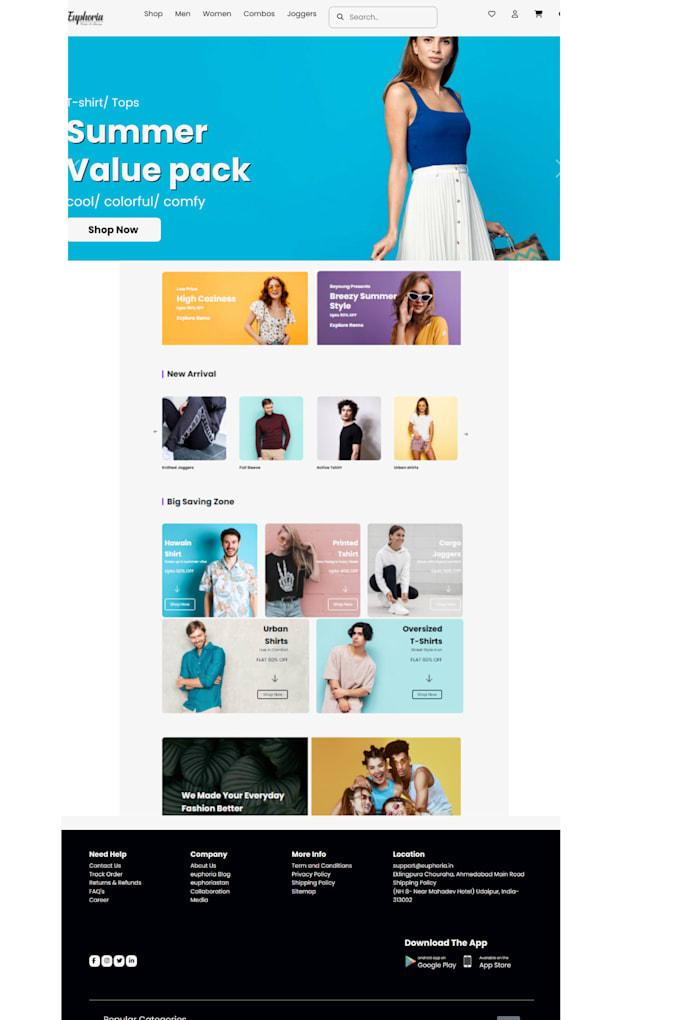 Create Stunning Ui With Html Css Javascript React Js By Badrishchoubey