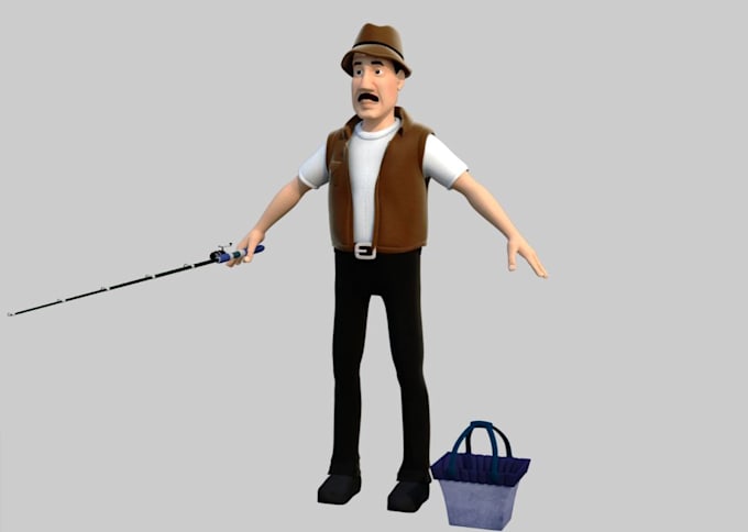 Realistic Stylized 3d Character Model Zbrush Game Rigged Uv Map Animate