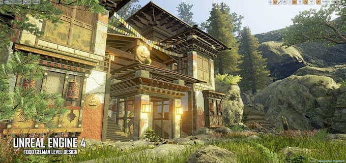 Create 3d Game Environment Level Design In Unreal Engine By Liz Cassy