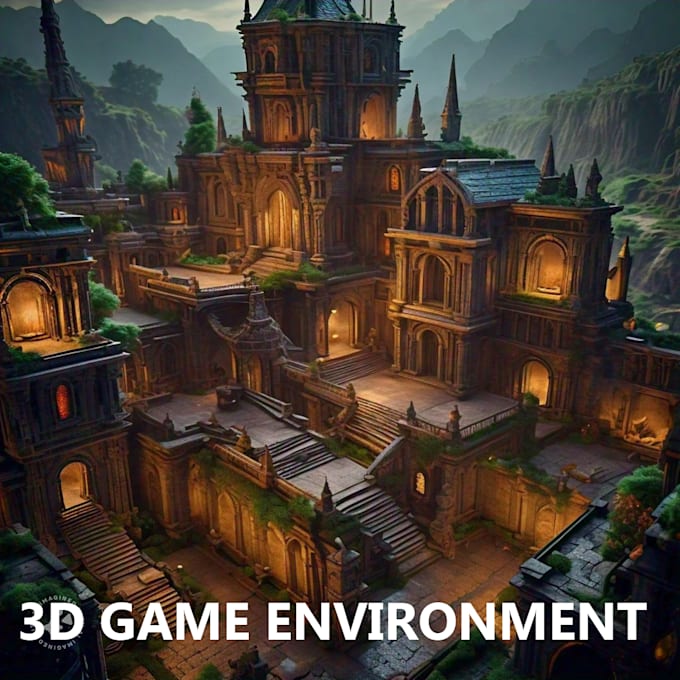 Create 3d Landscape Game Map 3d Game Environment Design For Ue Unity