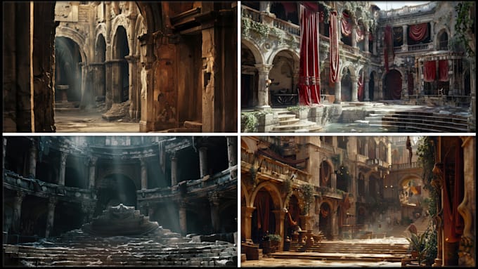 3d Realistic Game Environment Design Level Design Assets Map In