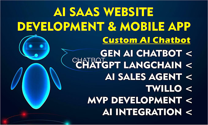 Build Ai Saas Website Genai Chatbot Twilio Gpt Langchain Ai Sales