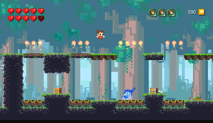Develop 2d Game Using Gdevelop And Godot In Pixel Art Style Minigame