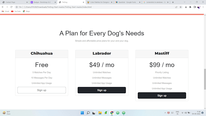 Create Simple Html Css Website By Shreyansh P Fiverr