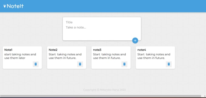 Create React Html Css Javascript Based Frontend Website By Nitendrarana