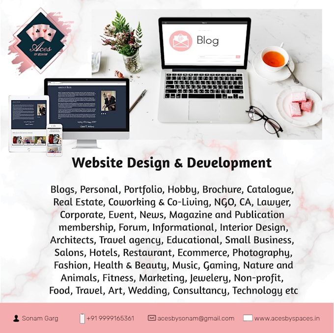 Build Stunning And Intelligent Website By Acesbysonam Fiverr