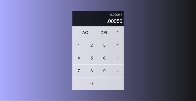 Create A Calculator Using Html Css And Javascript By Thewaffle Fiverr