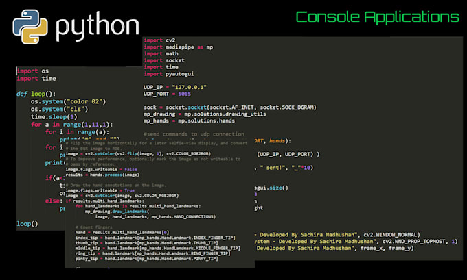 Write Python Gui Or Console Application Scripts By Omg Designer Fiverr