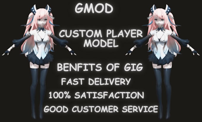 Create Gmod 3d Character Playermodel For Gmod Sfm Vrchat Vr