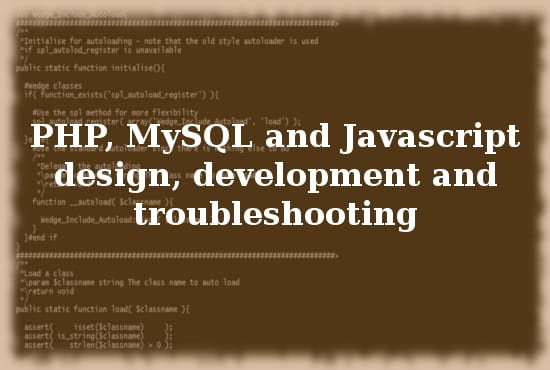 Do Php Mysql Javascript Development Or Bug Fixes By Jerome2015