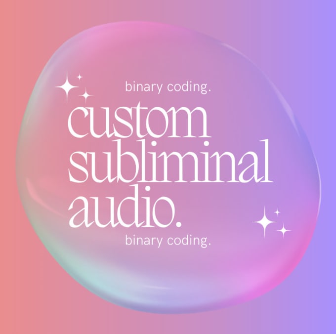 Create A Custom Binary Coding Subliminal By Mm3rcury Fiverr