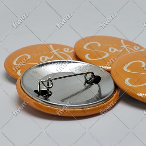 Make custom pin back buttons by Mbrumley