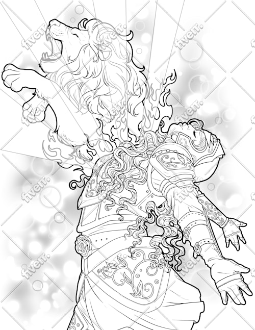 magic the gathering coloring pages