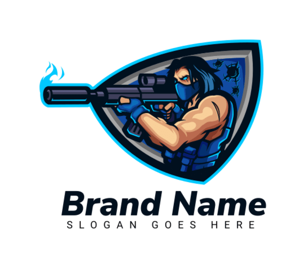 gun logo maker