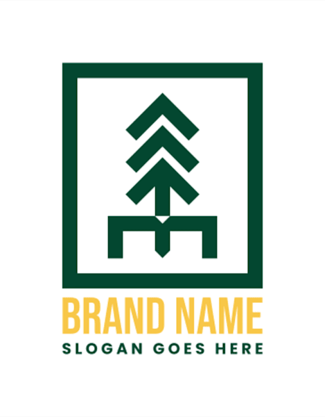 pine tree logo brand
