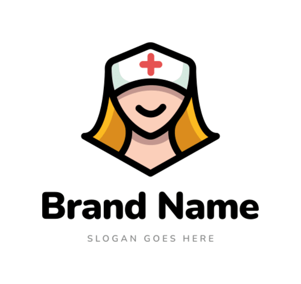nurse logo vector