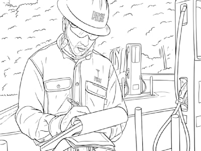 engineer coloring book