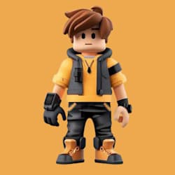 Create wearable custom 3d roblox ugc item models, accessories hair ...