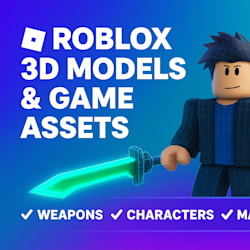 Design stunning roblox 3d models, weapons, characters, maps and ugc by ...