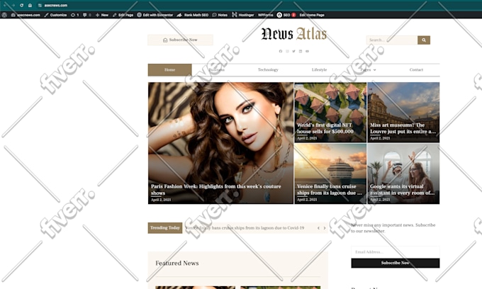 Install Wordpress Setup Theme Do Customization By Mofazzul Wp Fiverr