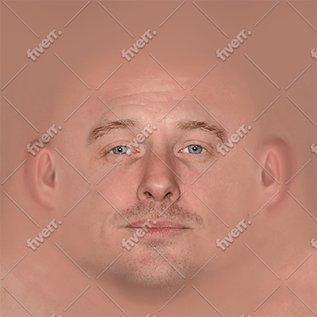 Create a wwe 2k face texture and portrait render for your caw by ...