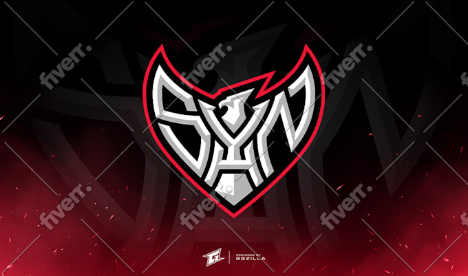 Design simple, minimalist, clean initial letter esports logo by Ggzilla ...