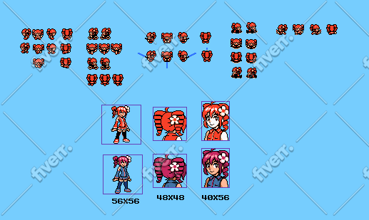 Create a custom pokémon gsc trainer sprite just for you by Tharkka | Fiverr