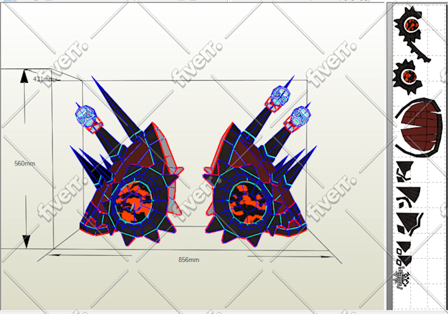 Design 3d models full knight armor pepakura wearable cosplay by ...