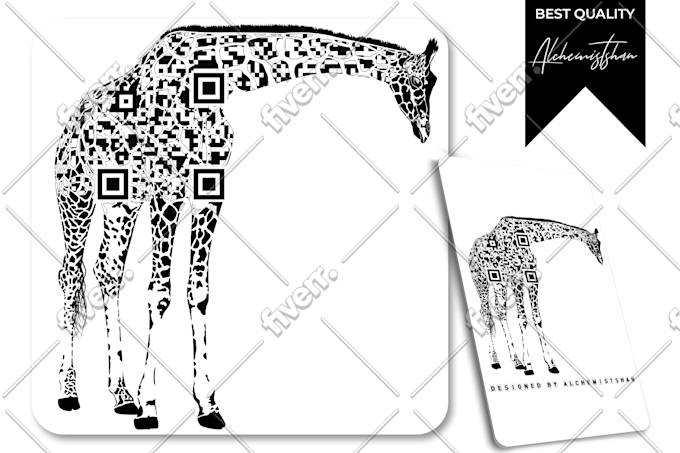 Create visual qr code design with your logo by Alchemistshan | Fiverr