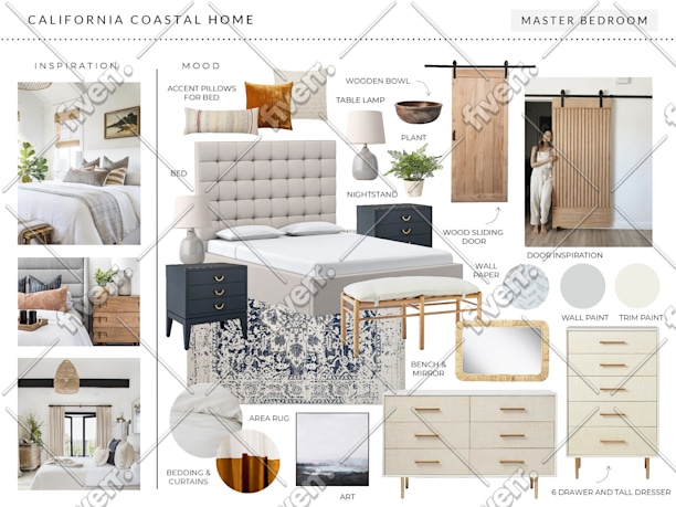 Create an interior design mood board for your space by Laurenn_design ...