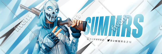 Create a professional fortnite twitter header banner by Luk4fx | Fiverr