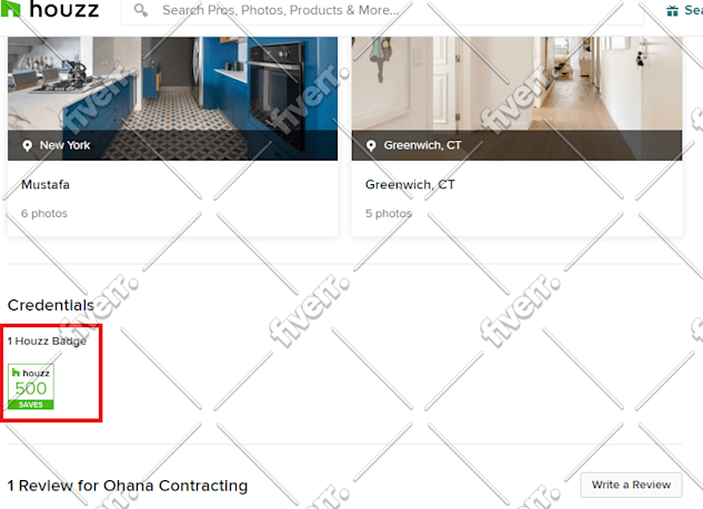 houzz badges