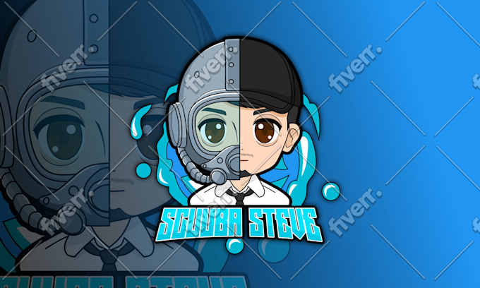Design cartoon avatar logo illustration for gaming, mascot, esports ...