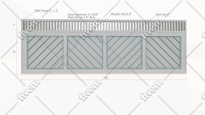 Design a fence and gate for your home draw modern gate by Filipusadi ...