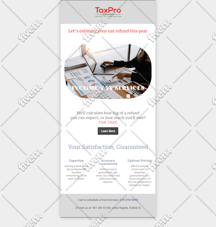 Design professional email template by Arshad_h | Fiverr
