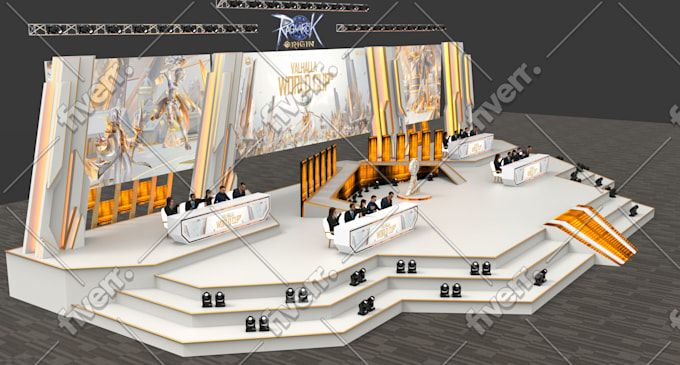 Create concept drawings of events and 3d stage design by ...