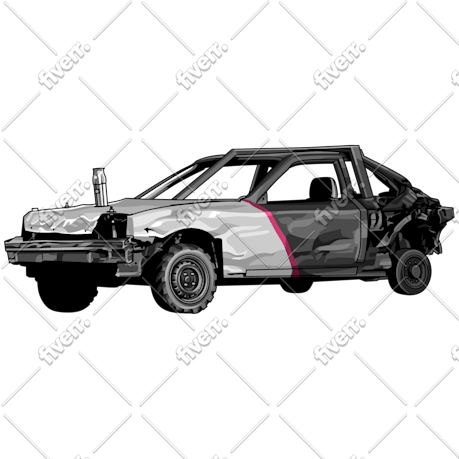 Draw vector derby car by Novalcs | Fiverr