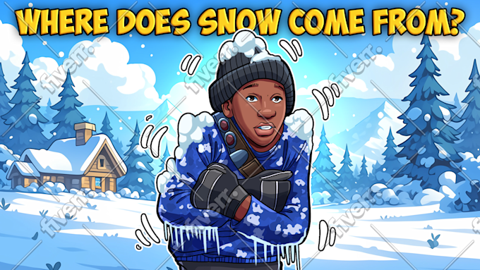 Draw custom cartoon youtube thumbnail in any style by Jeewantha480 | Fiverr