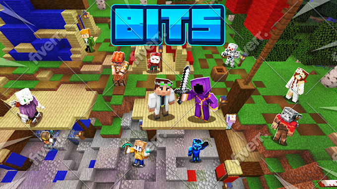 Make best minecraft key art by Theloren | Fiverr