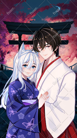 Draw your anime illustration, original character or fanart by ...