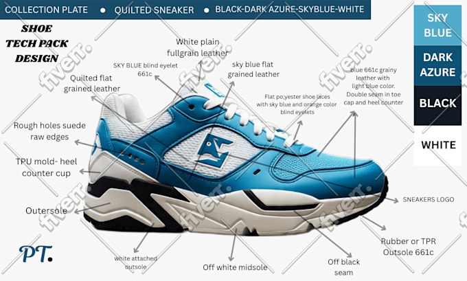 Design shoe tech pack, sneaker footwear design, leather shoe design ...