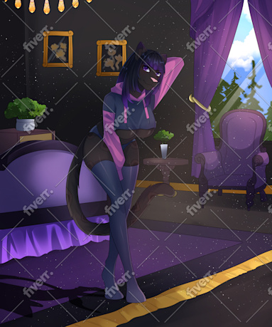 Draw furry art, fursona, original furry character and anthro art, sfw, nsfw by Kezzle_ | Fiverr